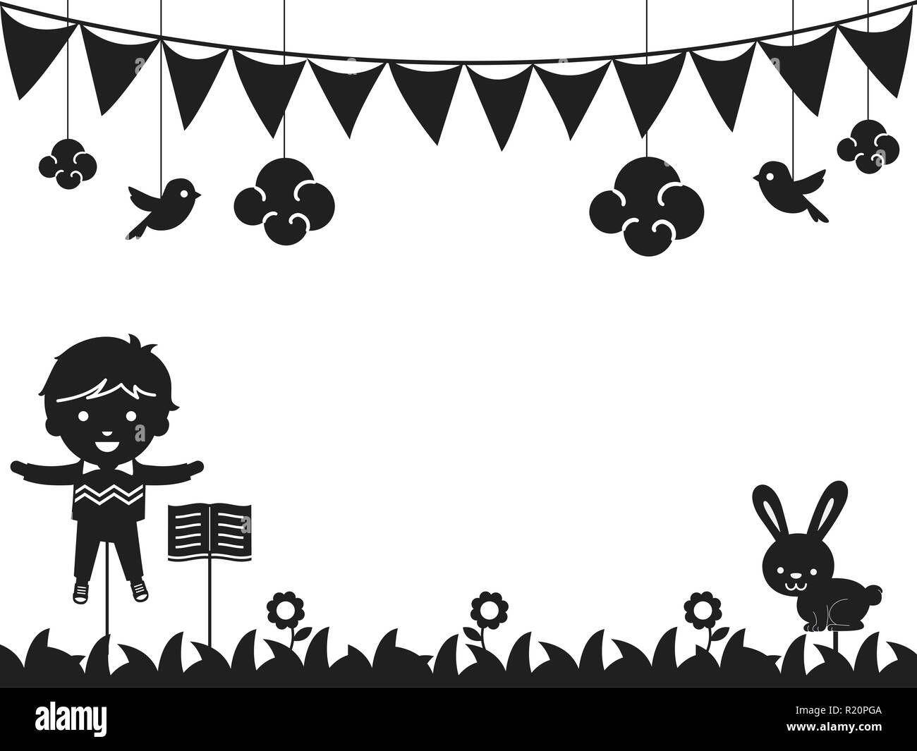 Shadow puppet Black and White Stock Photos & Images - Alamy