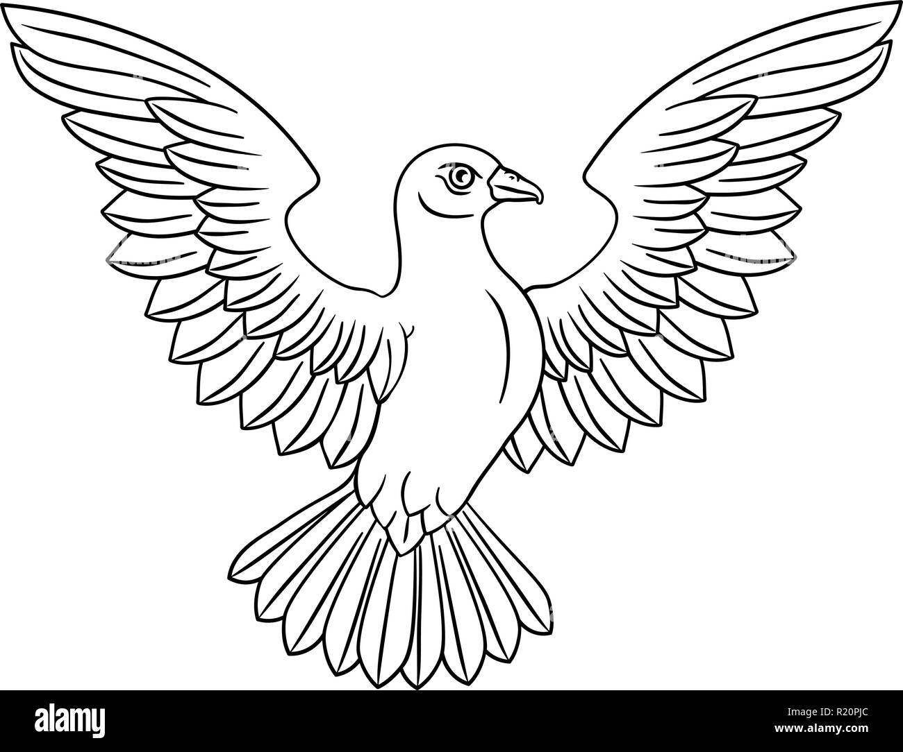 White Dove Concept Stock Vector Image & Art - Alamy