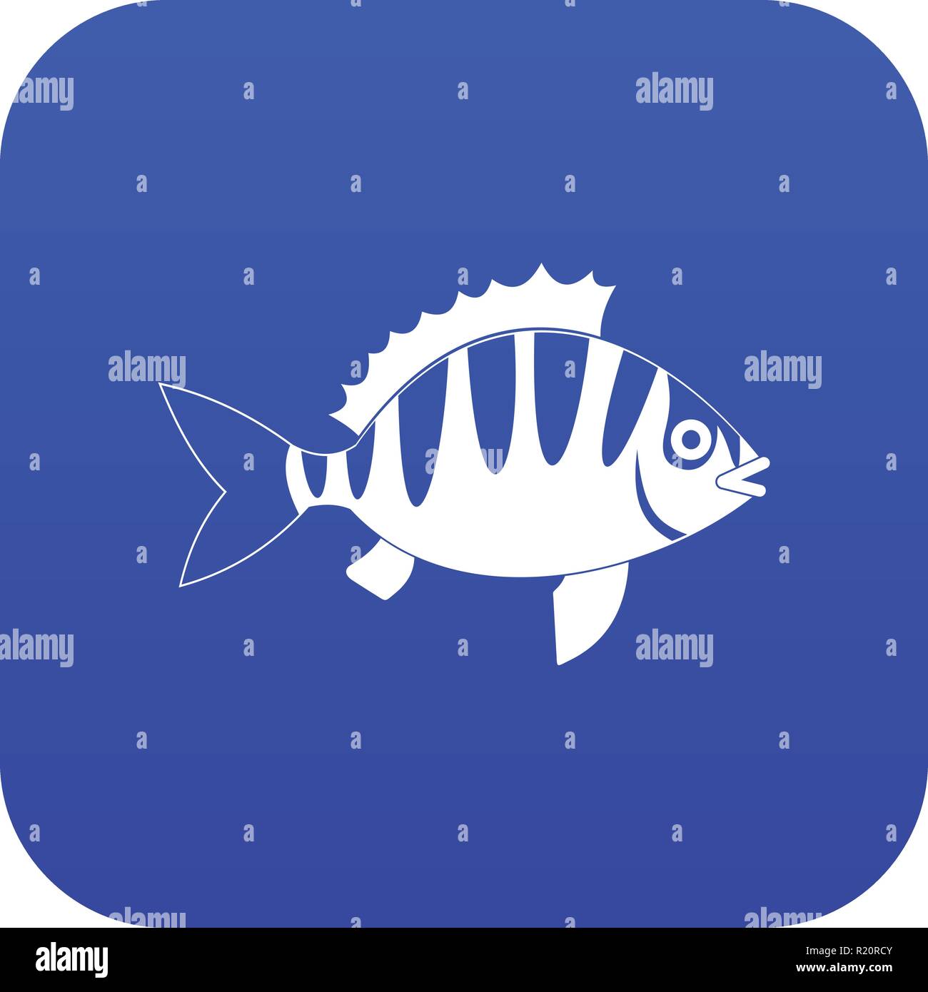 Perch icon digital blue Stock Vector Image & Art - Alamy