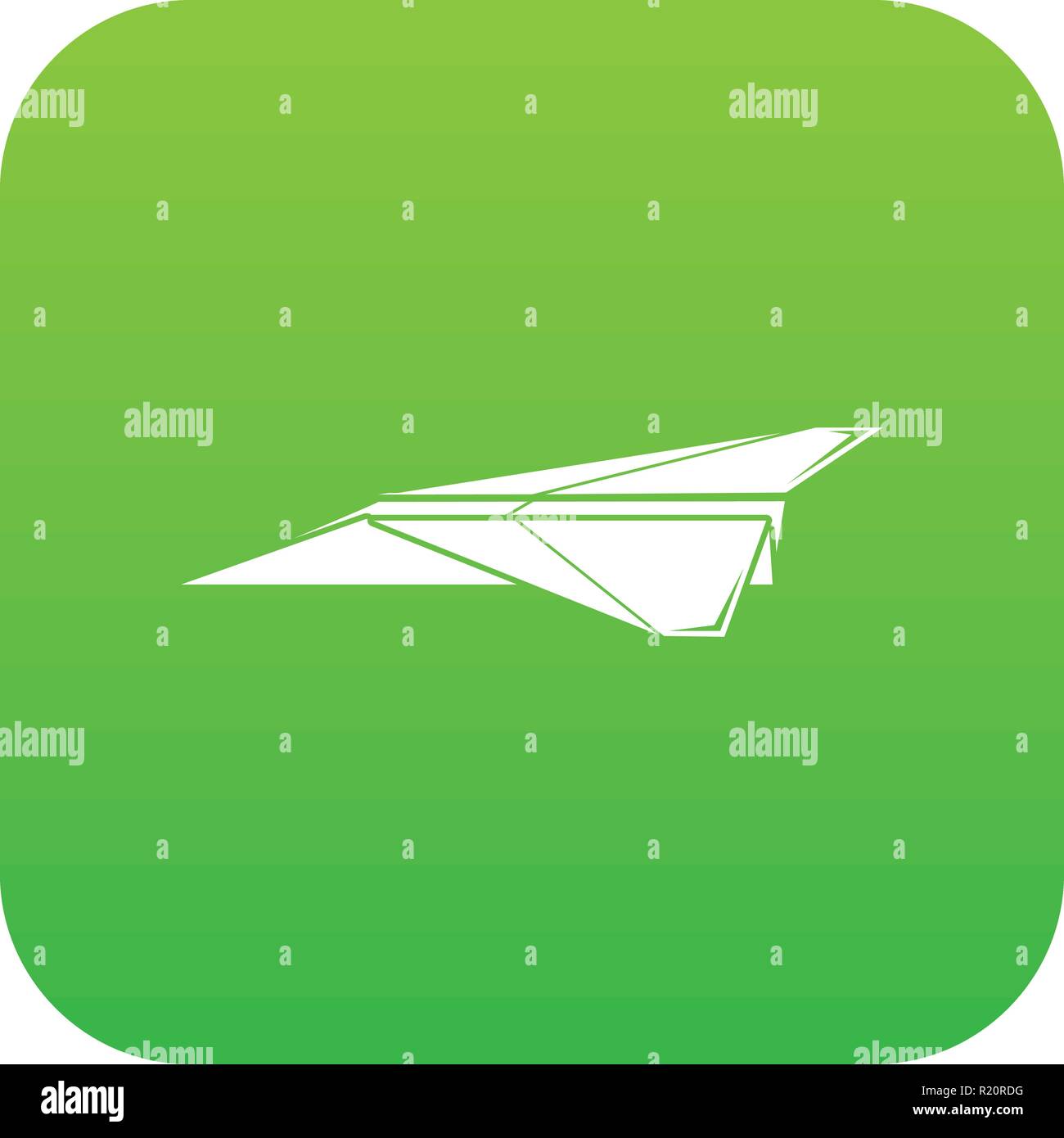 Airplane sign green aeroplane Stock Vector Images - Alamy
