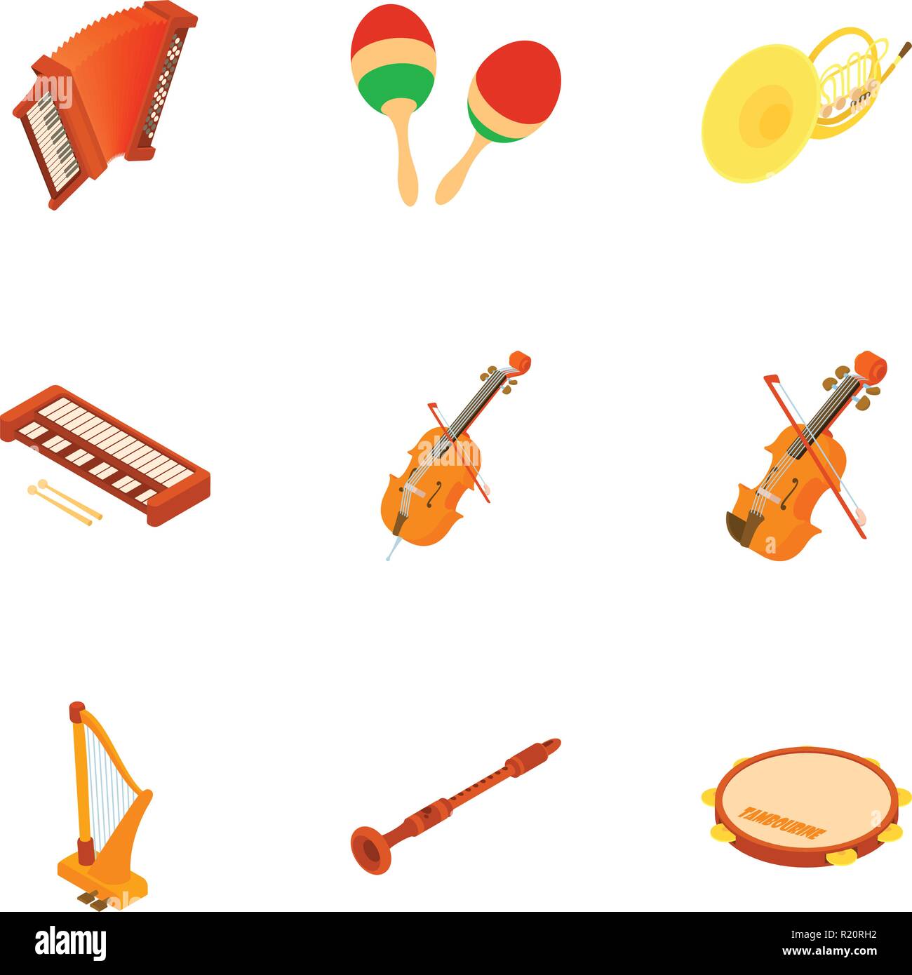 Classical music icons set, isometric style Stock Vector Image & Art - Alamy
