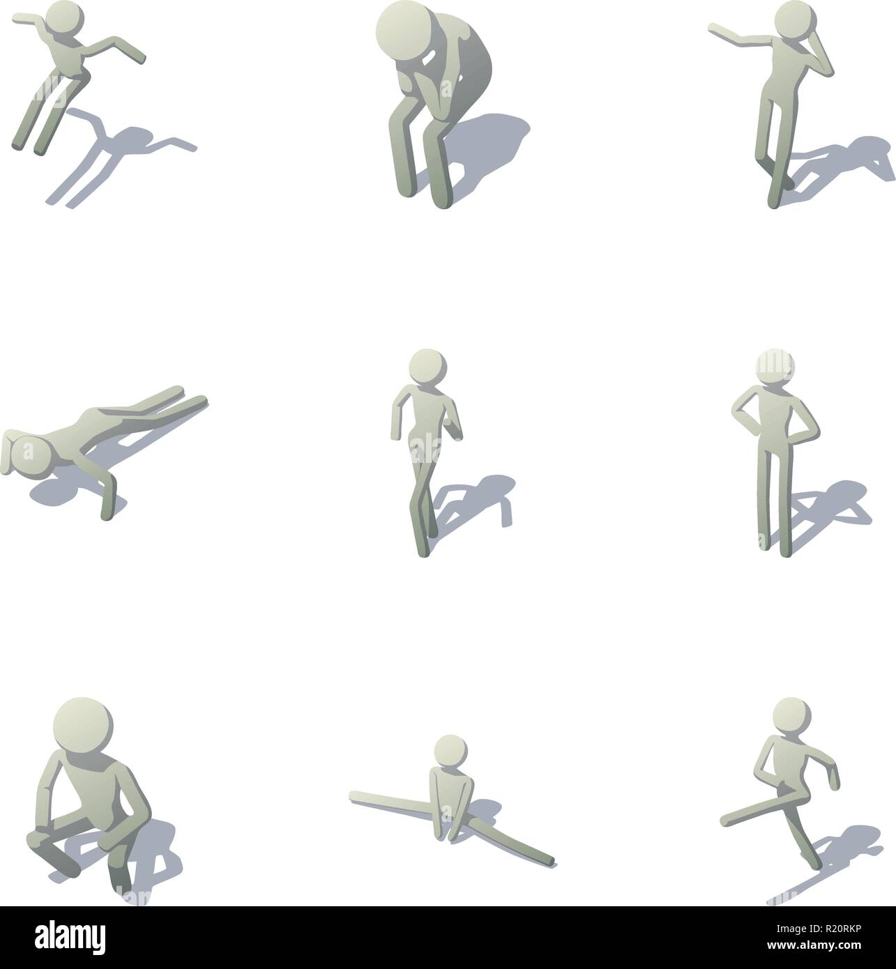 Digital body animation Stock Vector Images - Alamy