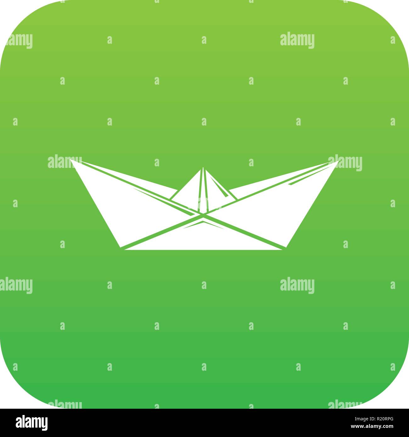 Row of origami Stock Vector Images - Alamy