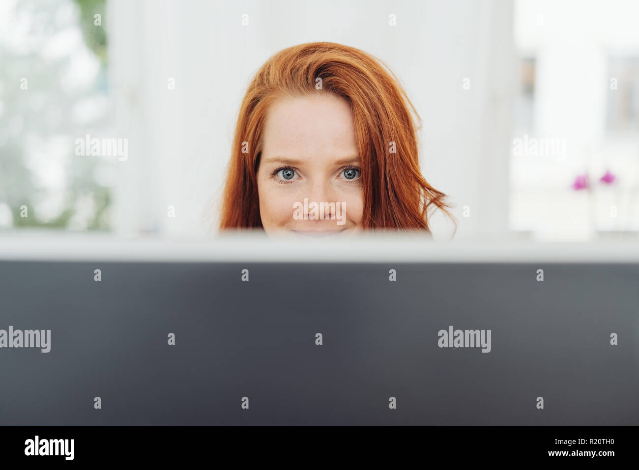 Look over computer hi-res stock photography and images - Alamy