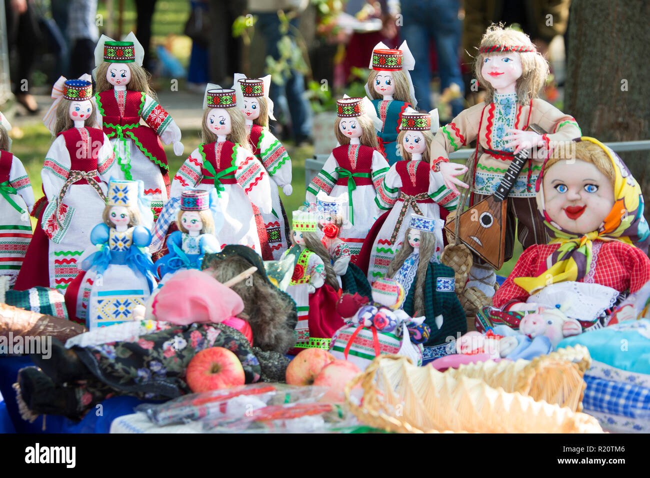 Belarusian national doll. Rag Toys Stock Photo - Alamy
