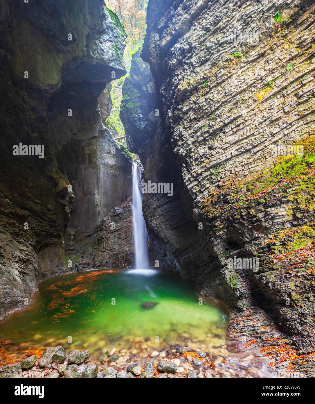 Kozjak fall slovenia hi-res stock photography and images - Alamy