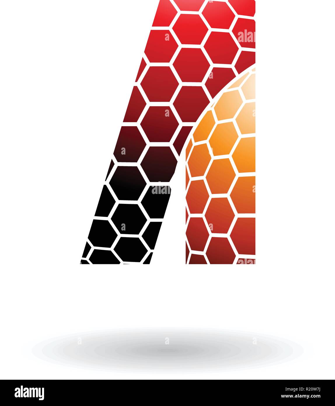 Red capital letters on sign capital letter sign Stock Vector Images - Alamy