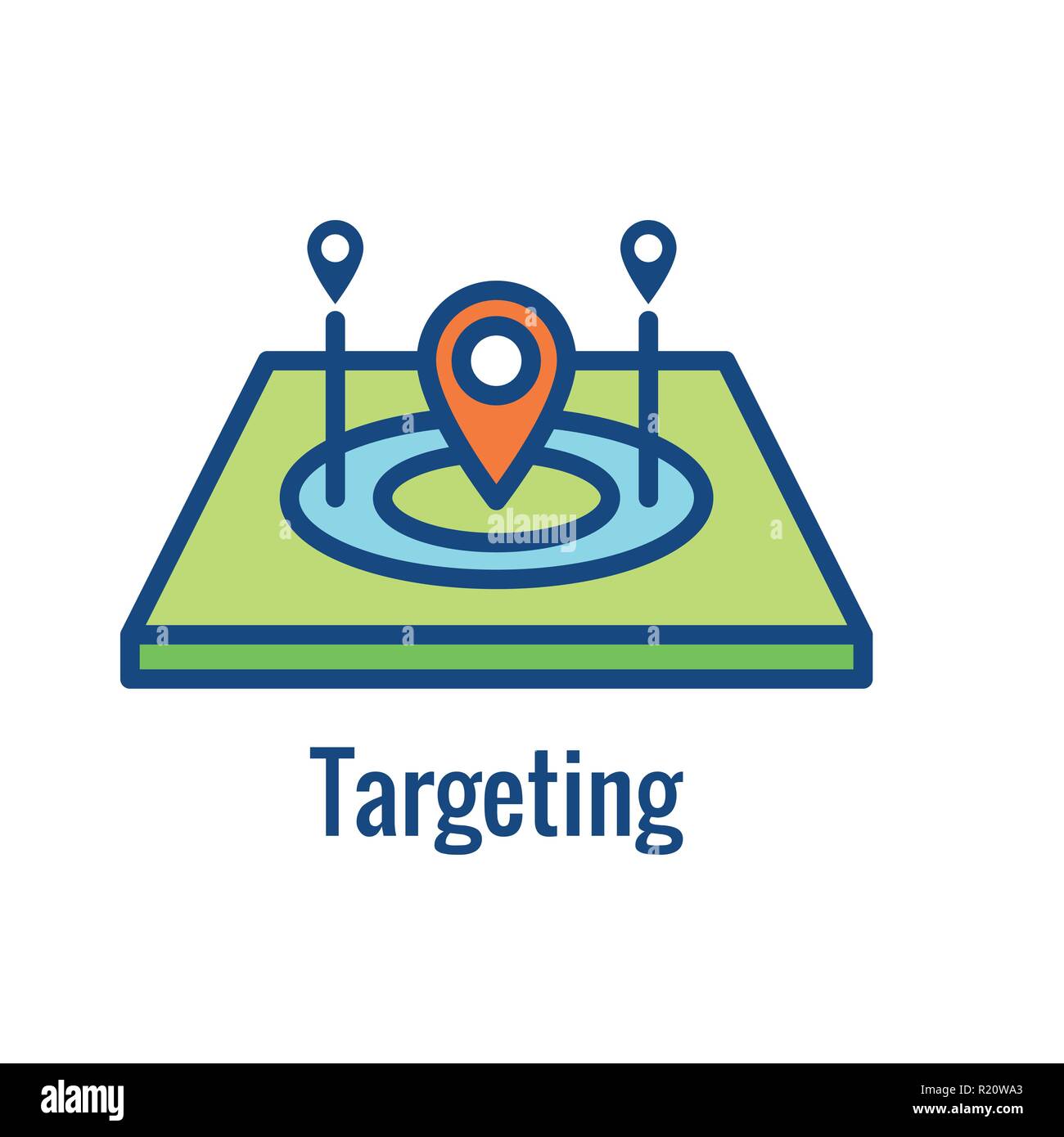 Geotagging vector vectors hi-res stock photography and images - Alamy