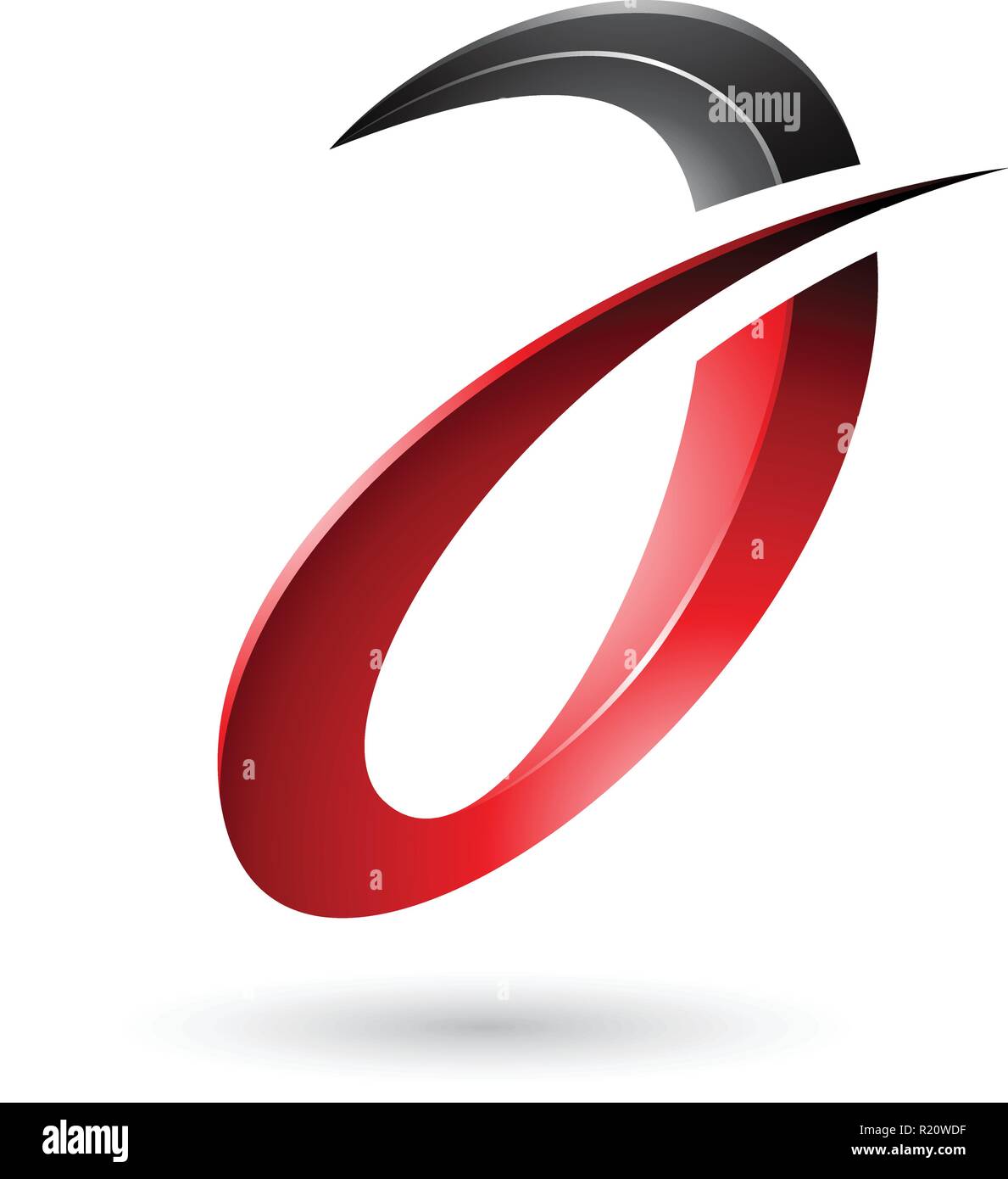 Curly letter a 3d Cut Out Stock Images & Pictures - Alamy