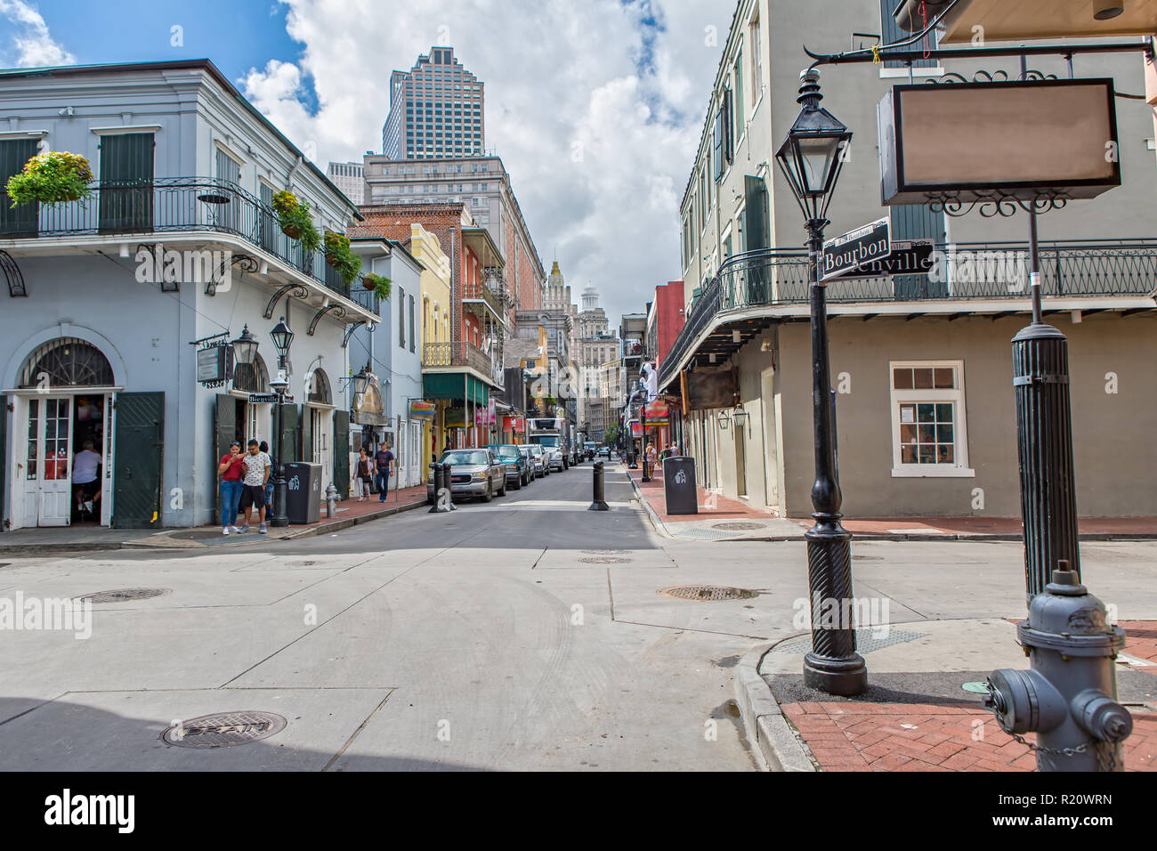 Bourbon Street New Orleans High Resolution Stock Photography and Images ...