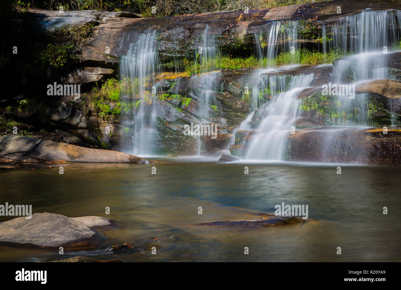 North carolina sliding rock pisgah hi-res stock photography and images ...