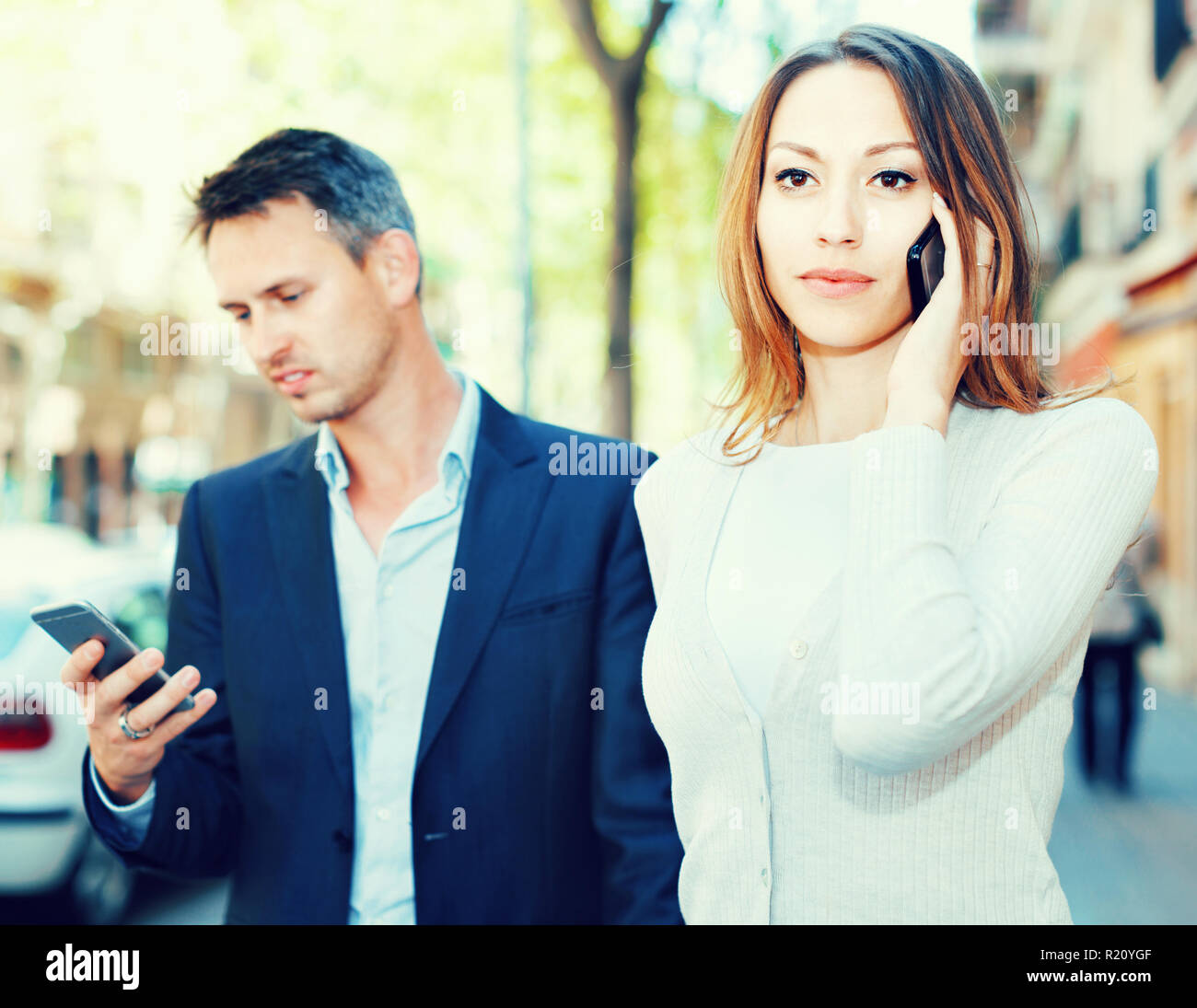 Ignoring person on street hi-res stock photography and images - Alamy