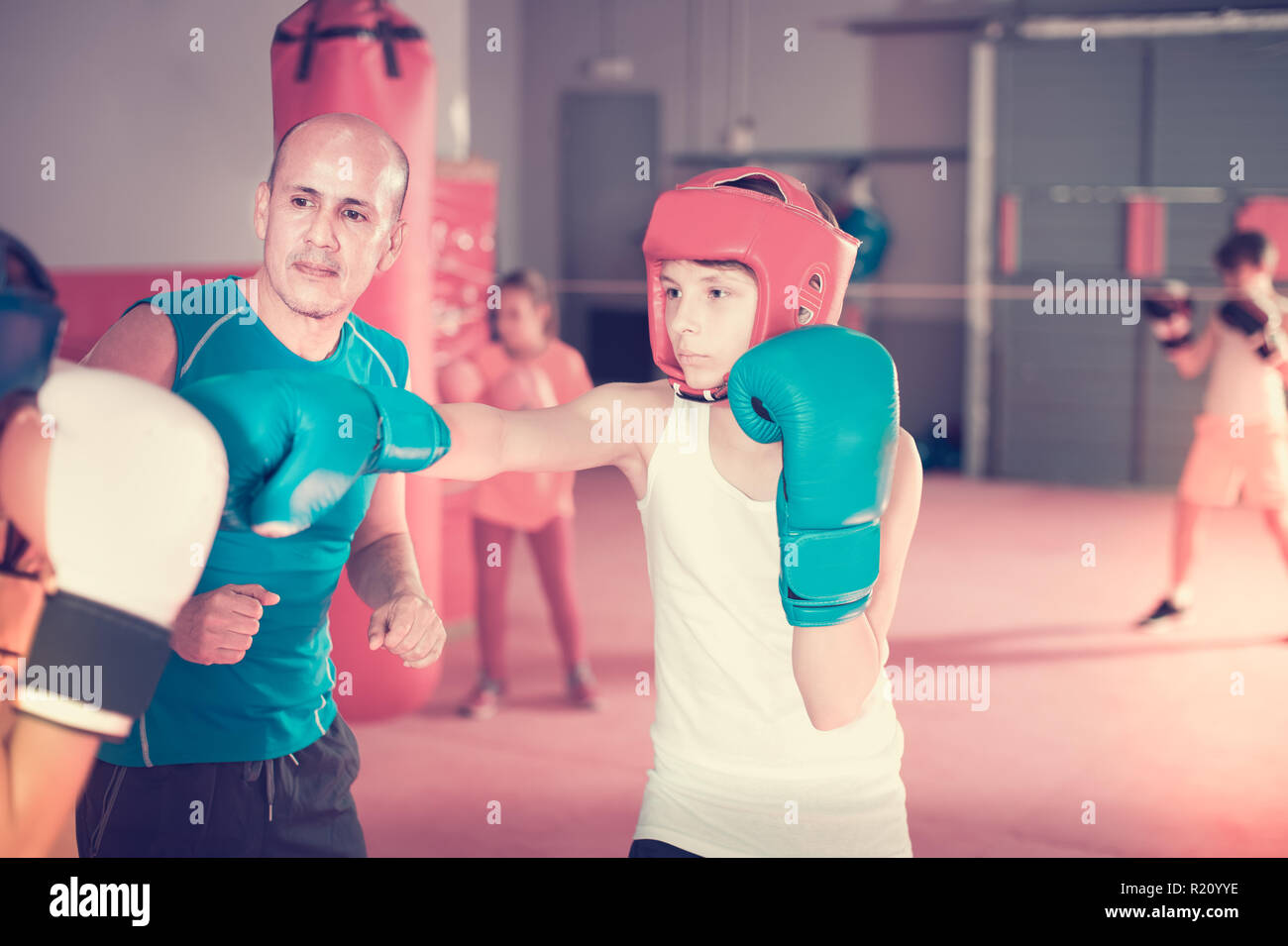 Fight between two boys hi-res stock photography and images - Alamy
