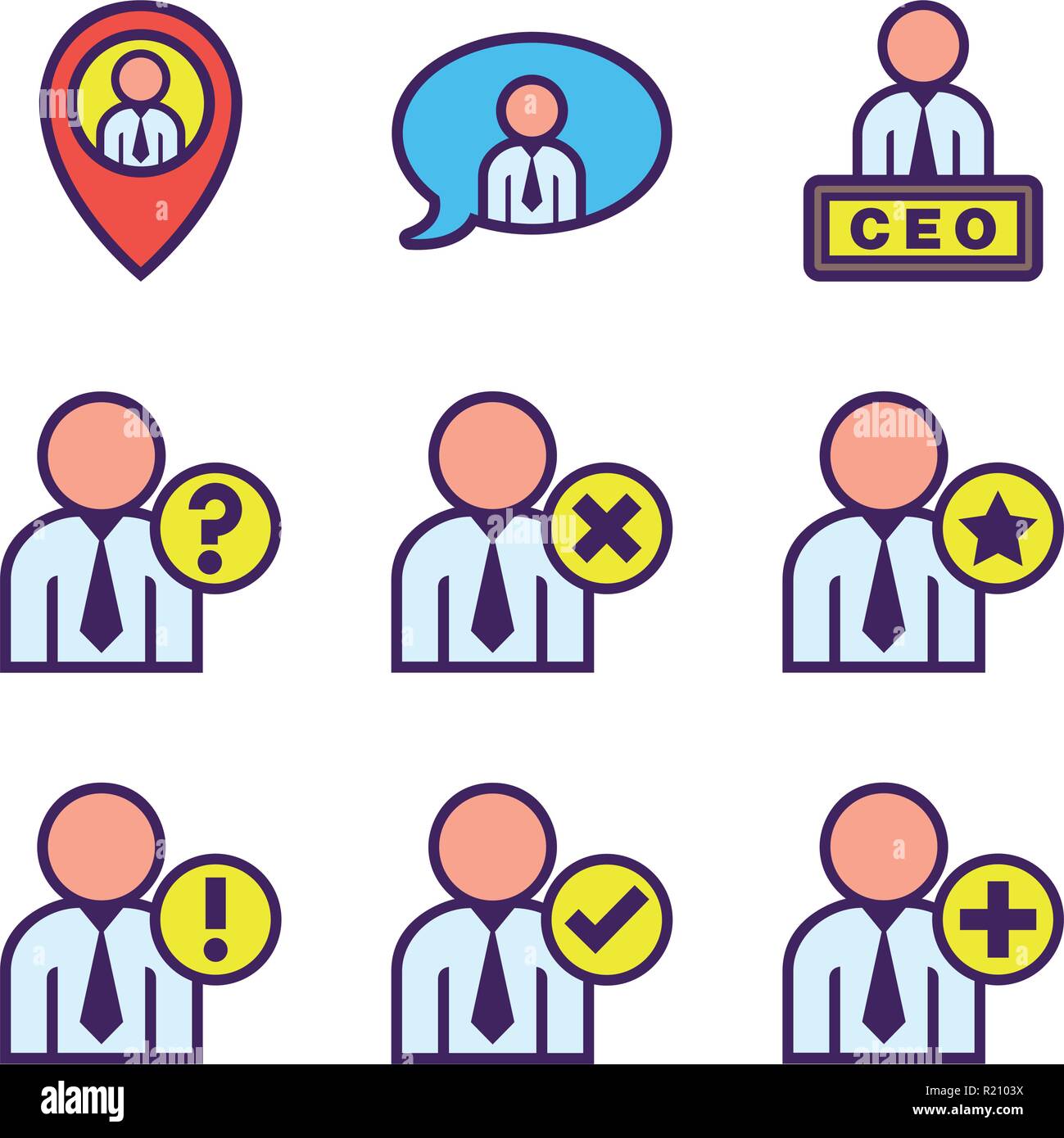 Employee avatar hi-res stock photography and images - Alamy