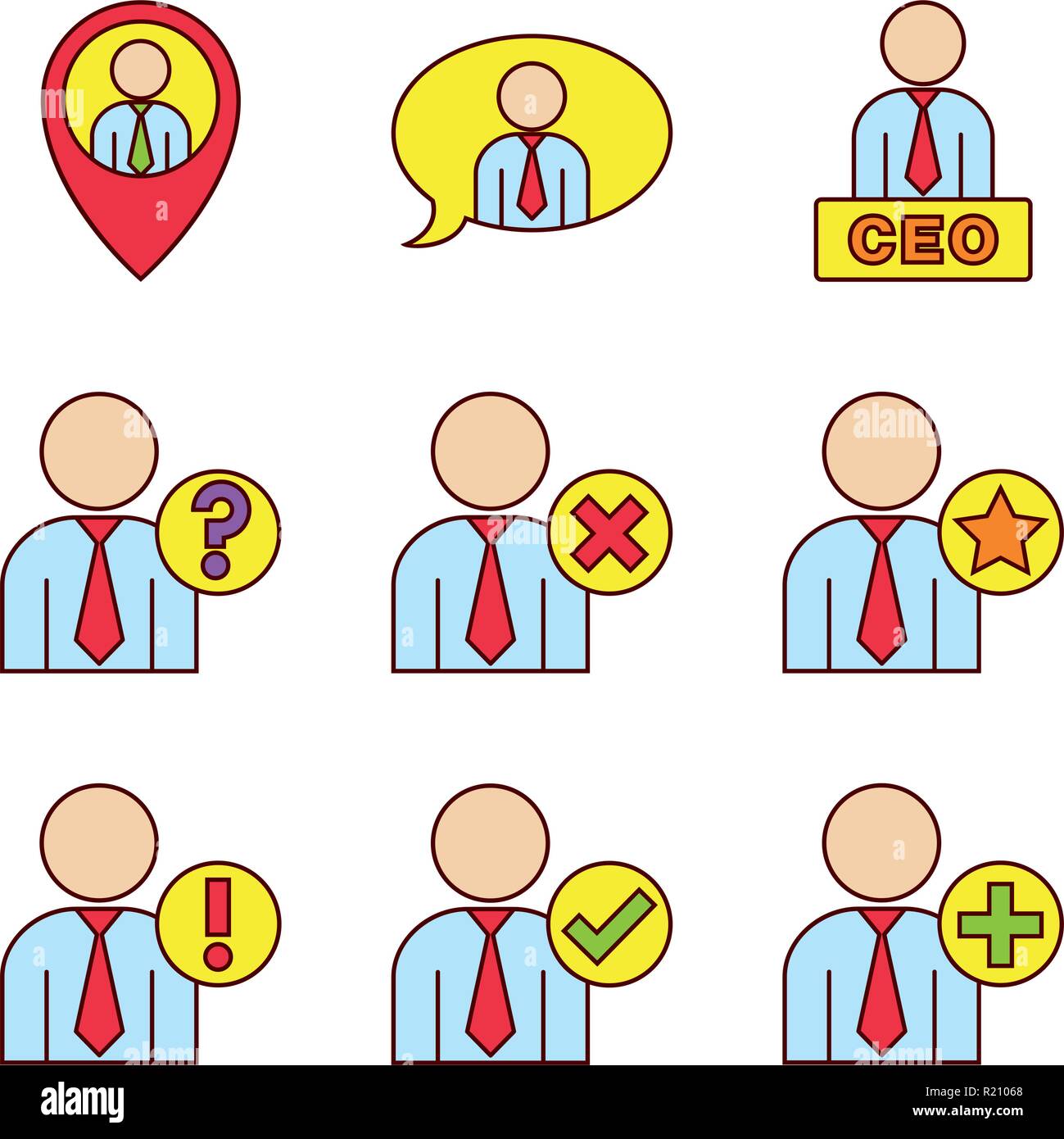 Employee avatar Stock Vector Images - Alamy