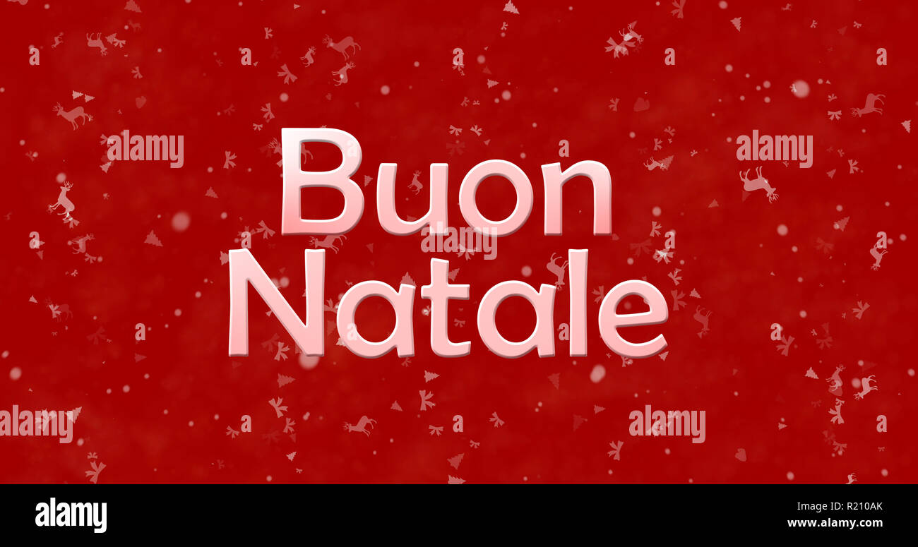 Merry christmas in italian hi-res stock photography and images - Alamy