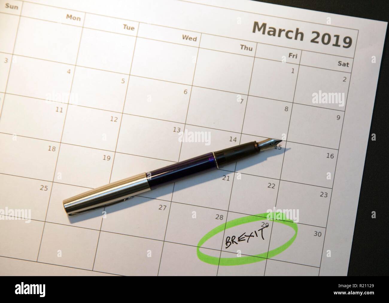 Day the uk leaves the eu hi-res stock photography and images - Alamy