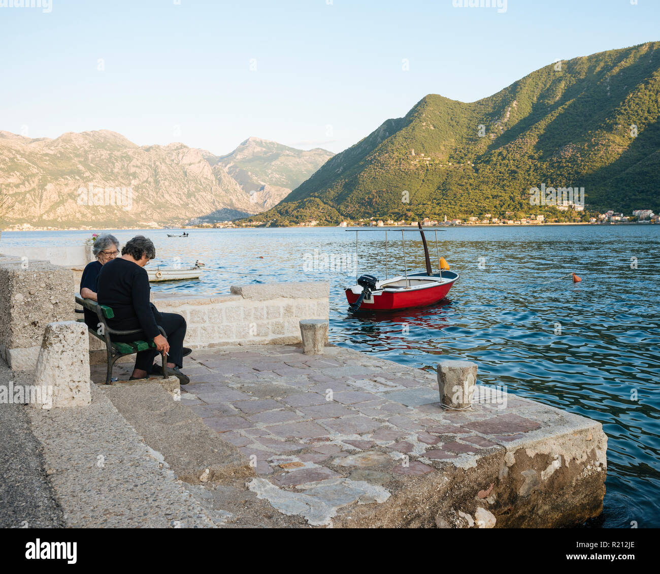 Kotor lake hi-res stock photography and images - Alamy