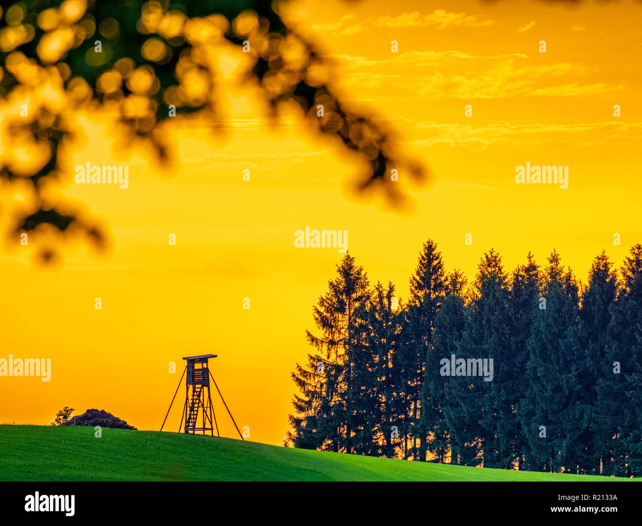 Sunset in mostviertel hi-res stock photography and images - Alamy