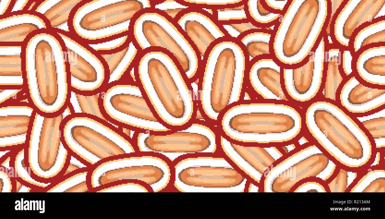 Seamless dates vector pattern. Minimalistic food background. Vitamins ...