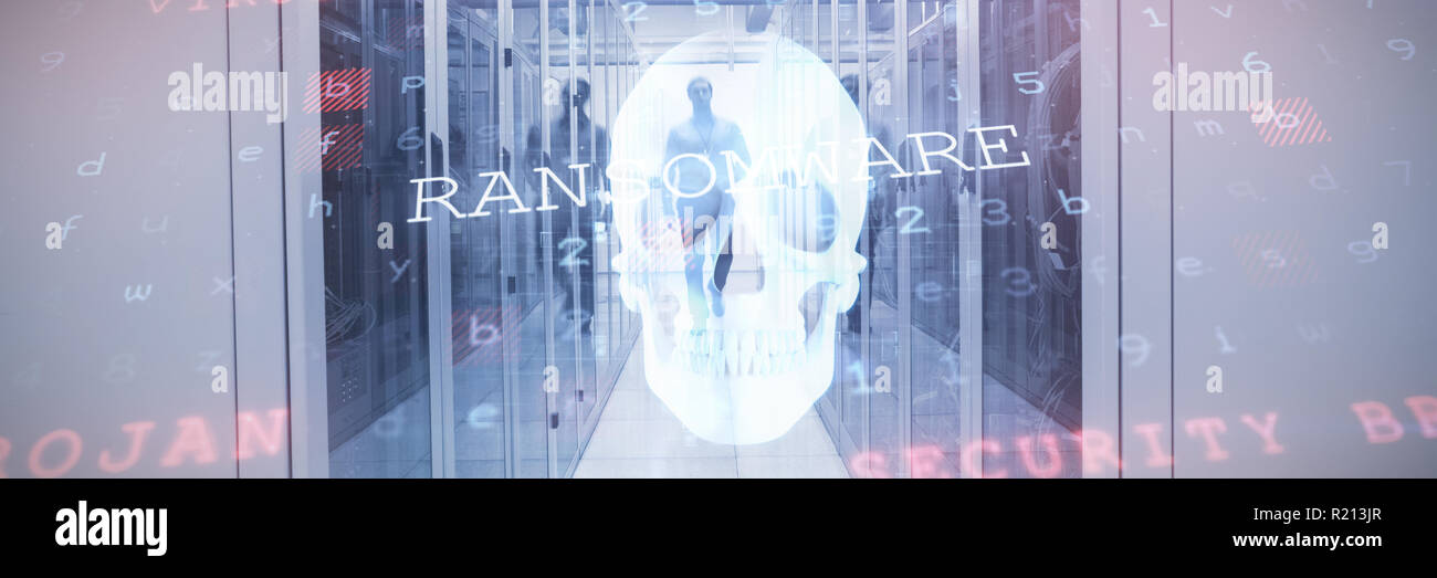 Composite image of virus background Stock Photo - Alamy