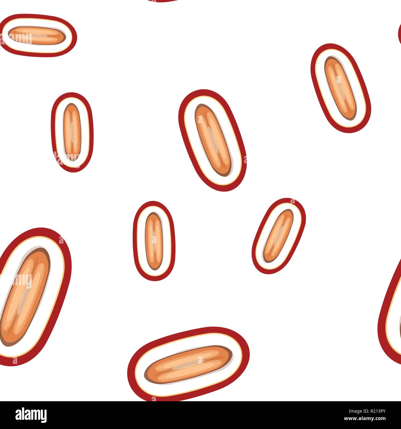 Seamless dates vector pattern. Minimalistic food background. Vitamins ...