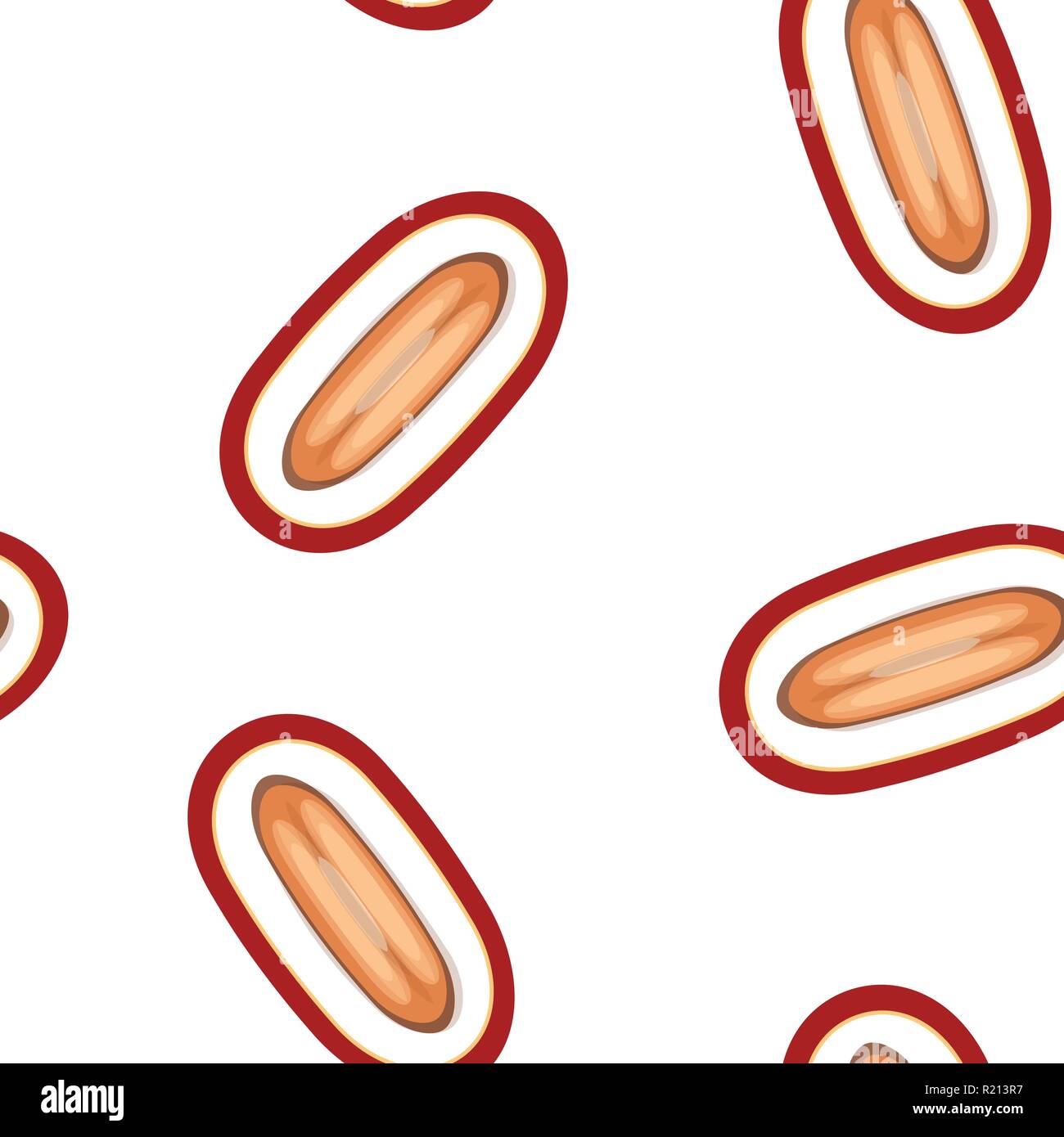 Seamless dates vector pattern. Minimalistic food background. Vitamins ...