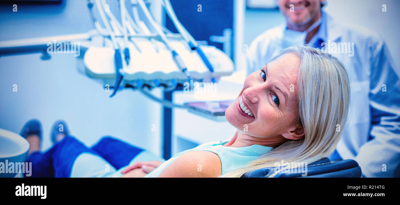 Beautiful woman patient smiling hi-res stock photography and images - Alamy