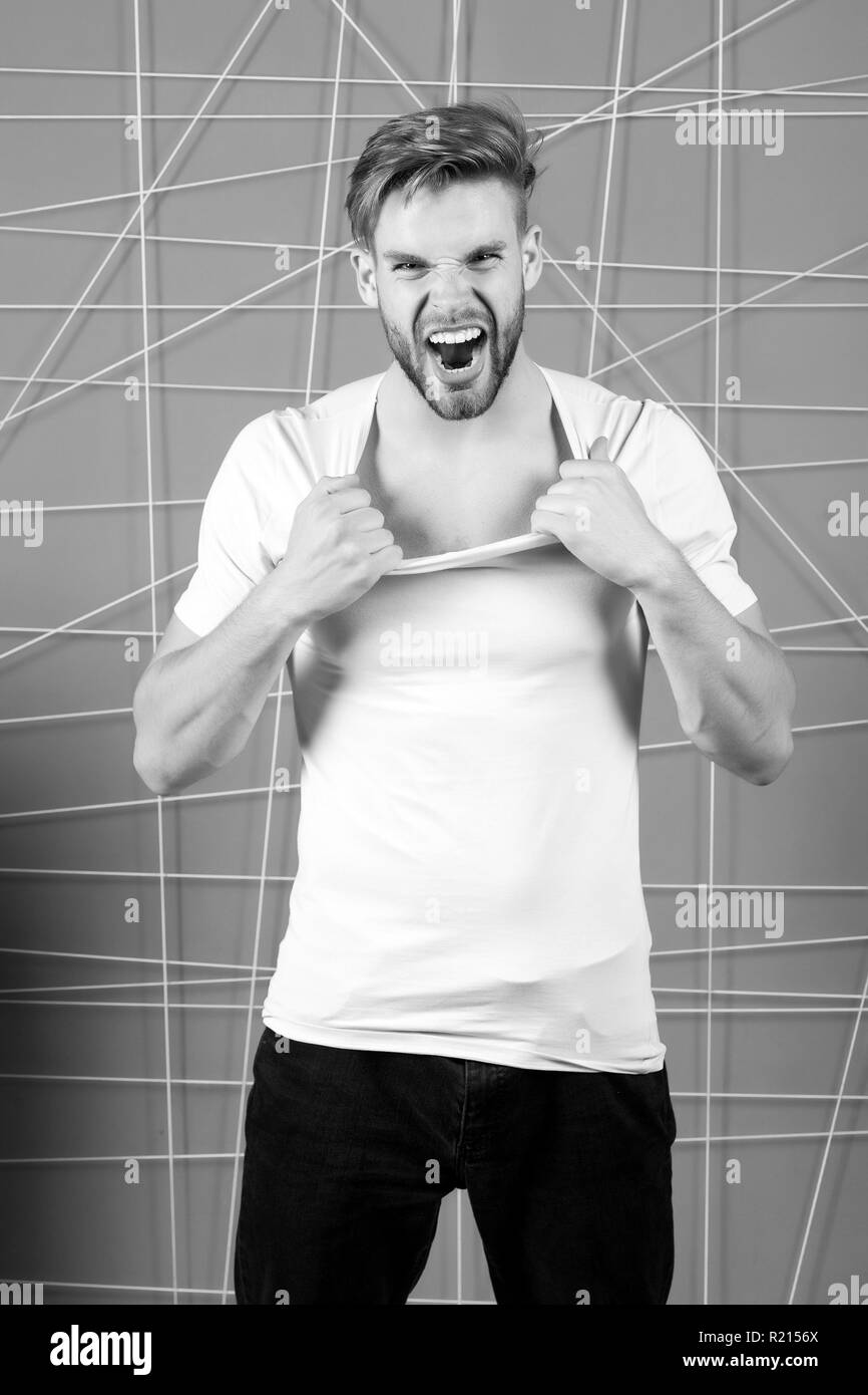 Mens grooming fashion Black and White Stock Photos & Images - Alamy