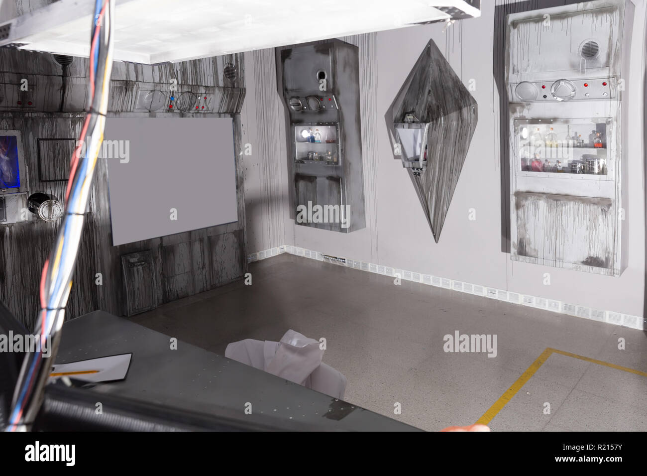 Quest room stylized as a bunker Stock Photo - Alamy