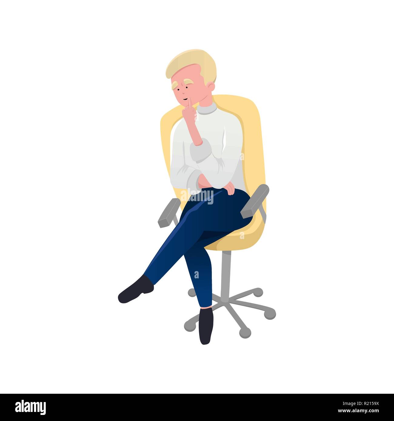 Healthcare concept psychologist on Stock Vector Images - Alamy