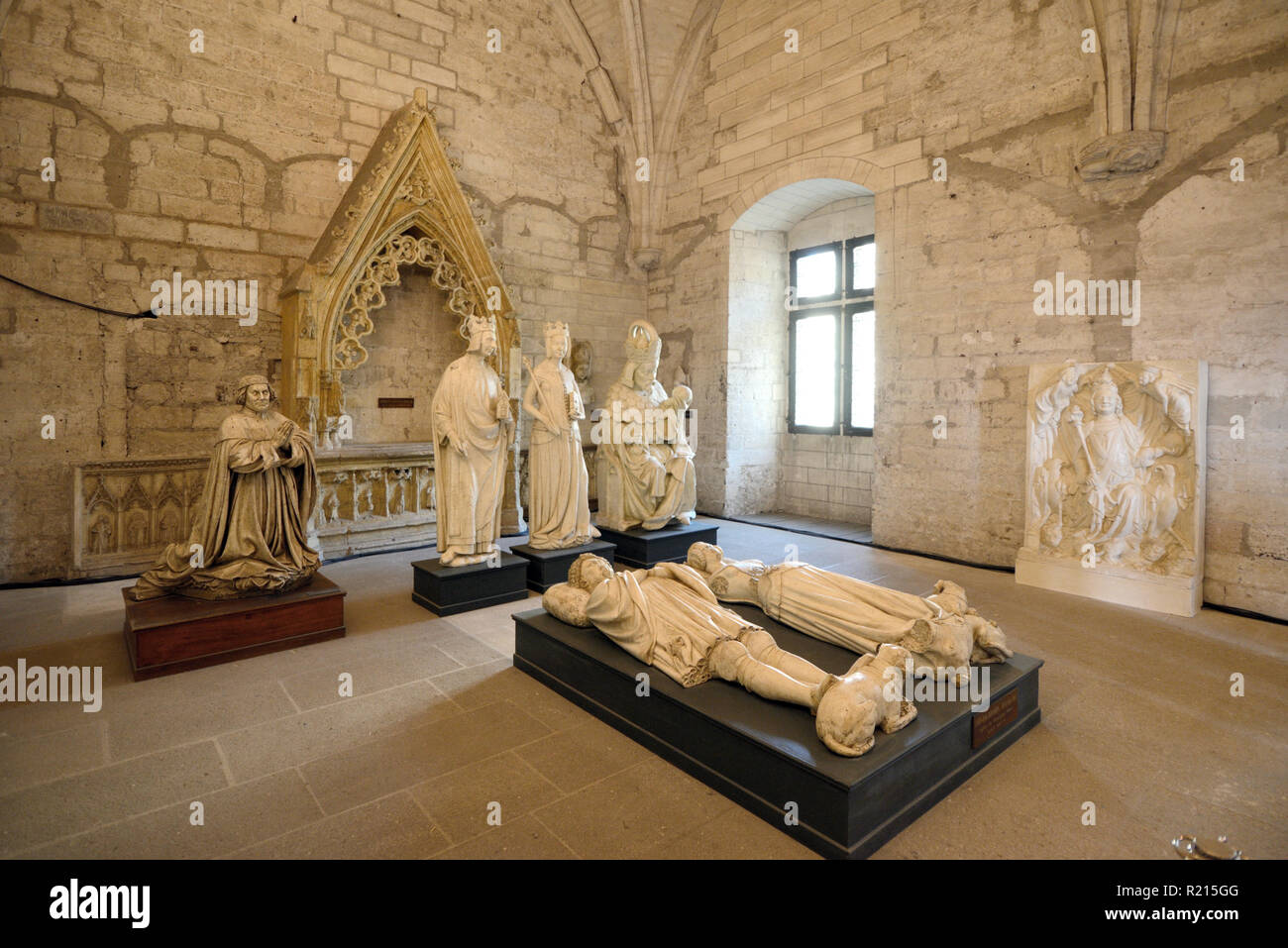 Avignon papal palace interior hi-res stock photography and images - Alamy