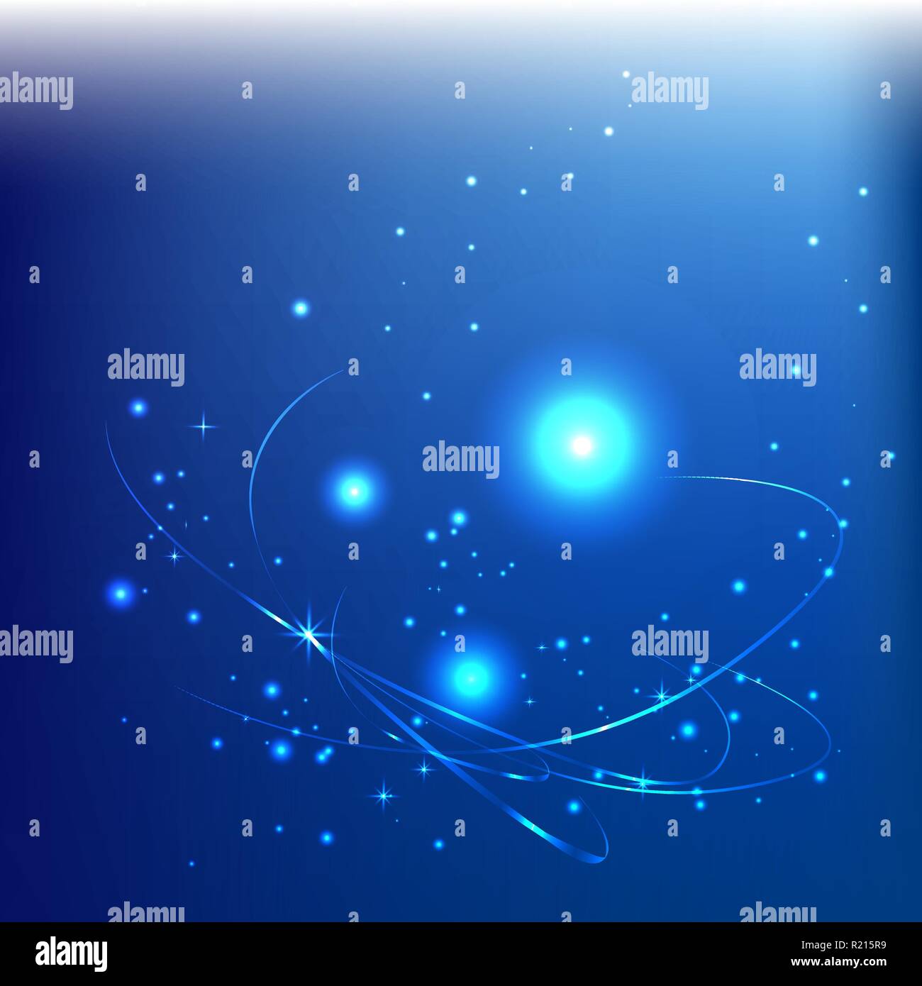 Abstract blue digital ligth vector background for web/print.Future ...