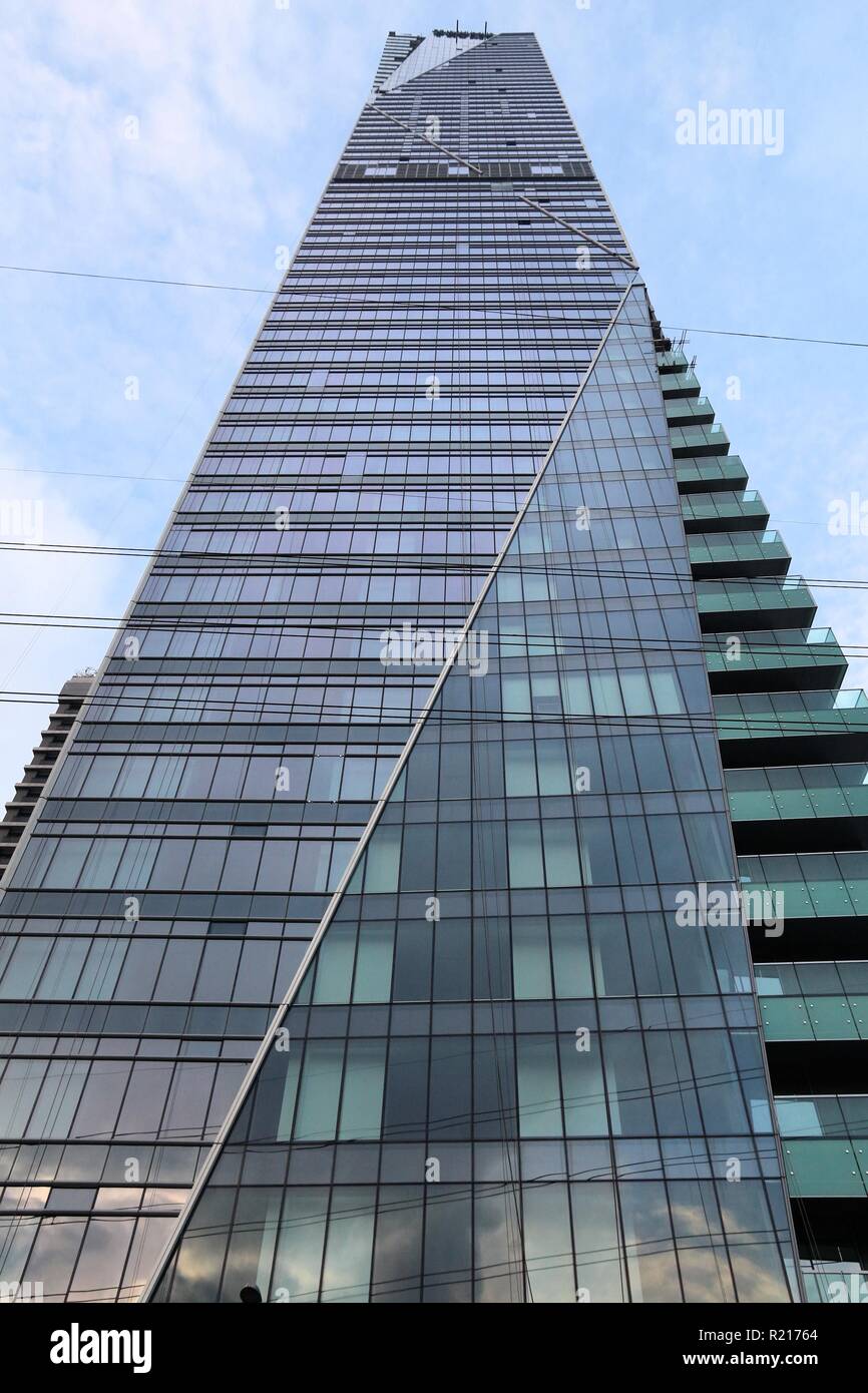 MANILA, PHILIPPINES - DECEMBER 7, 2017: Trump Tower in Makati City ...