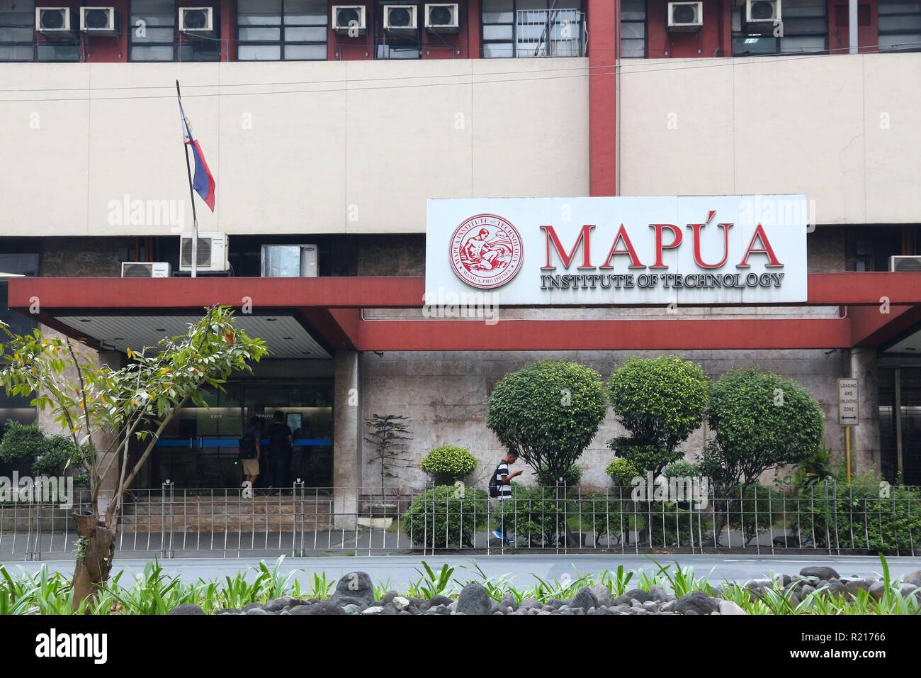 MANILA, PHILIPPINES - DECEMBER 7, 2017: Mapua University in Makati City ...
