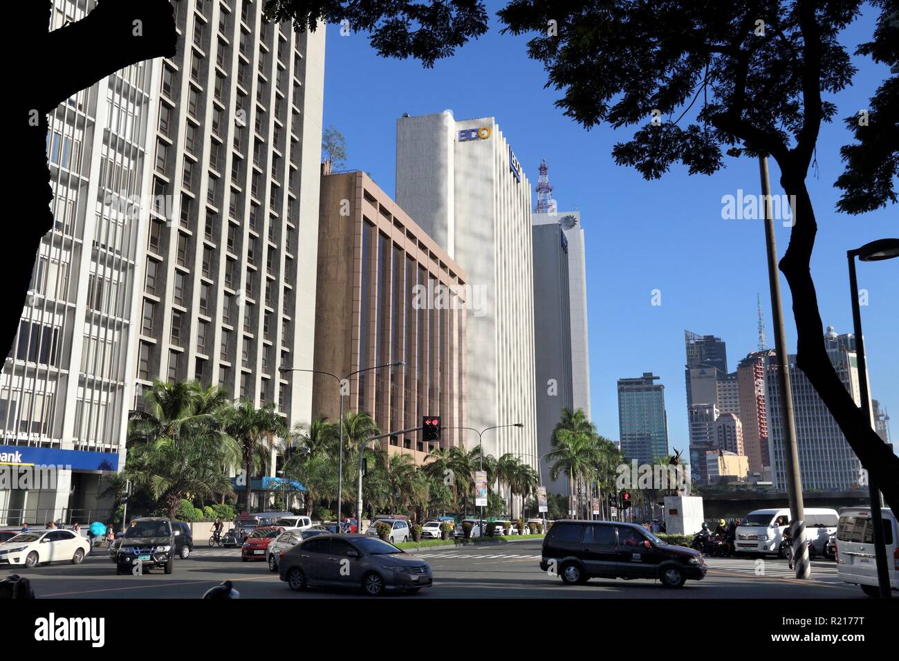 Makati avenue, manila hi-res stock photography and images - Alamy
