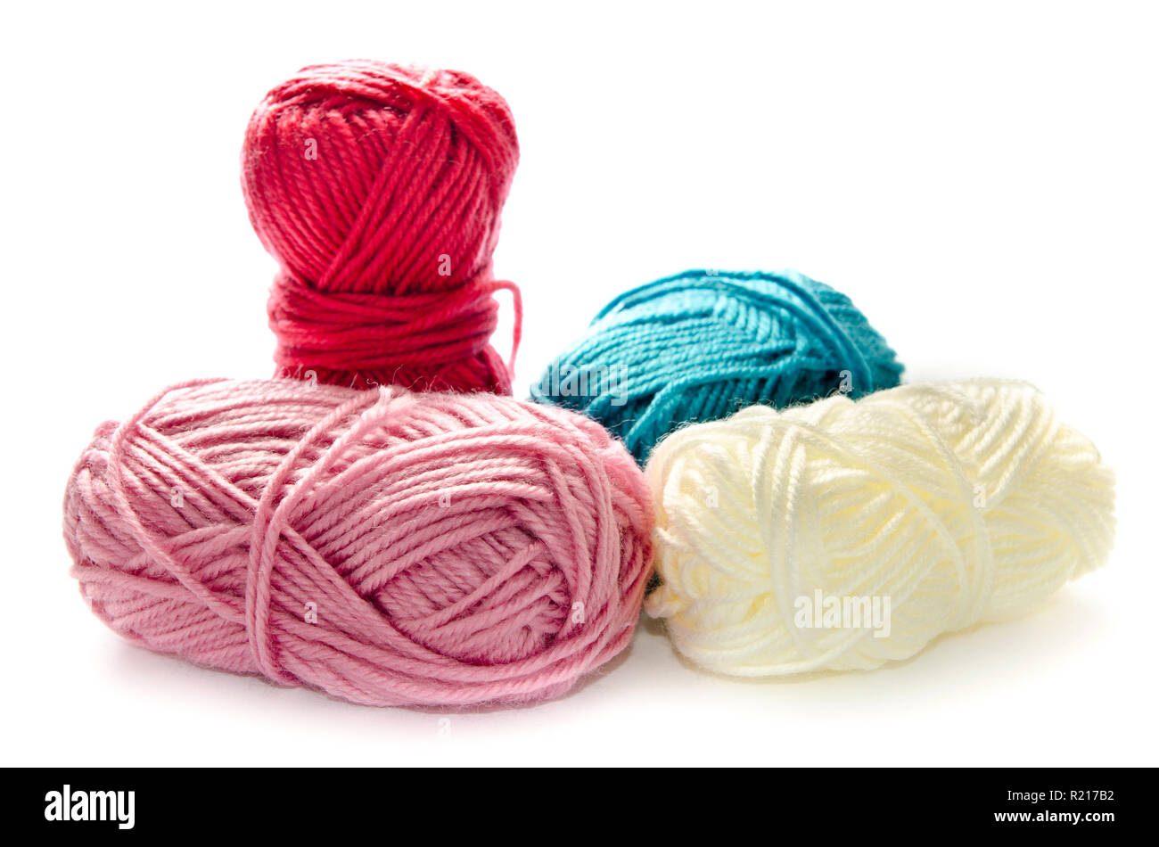 yarn isolated on a white background Stock Photo - Alamy