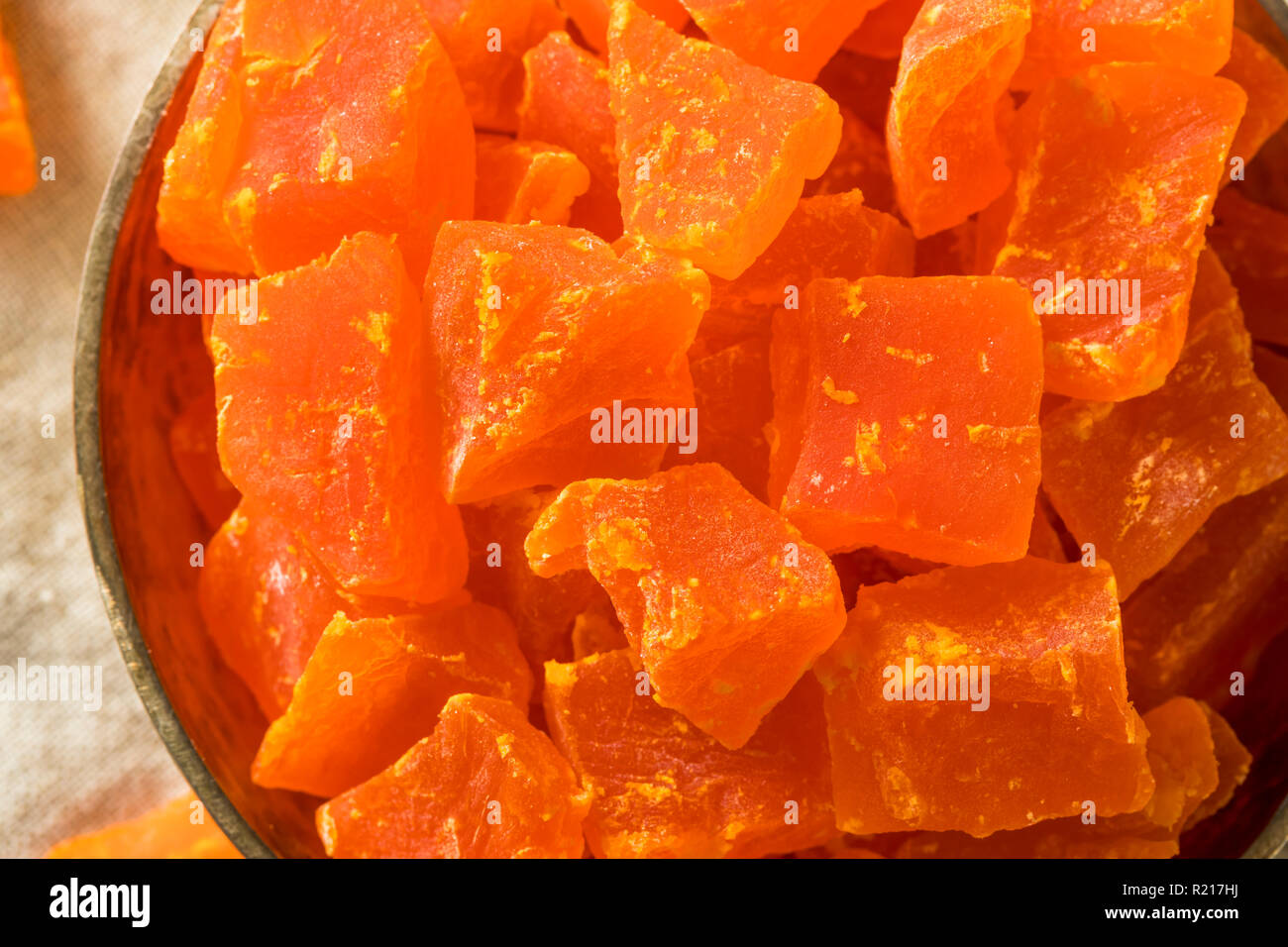 Organic Healthy Dried Papaya Fruit Ready to Eat Stock Photo - Alamy
