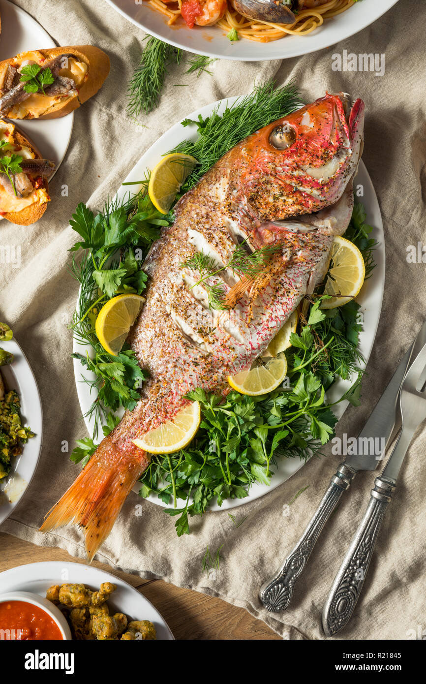 Feast of the seven fishes hi-res stock photography and images - Alamy