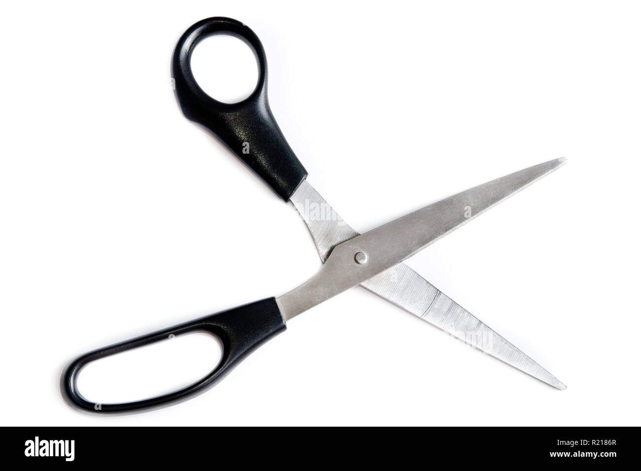 scissors isolated on a white background Stock Photo - Alamy