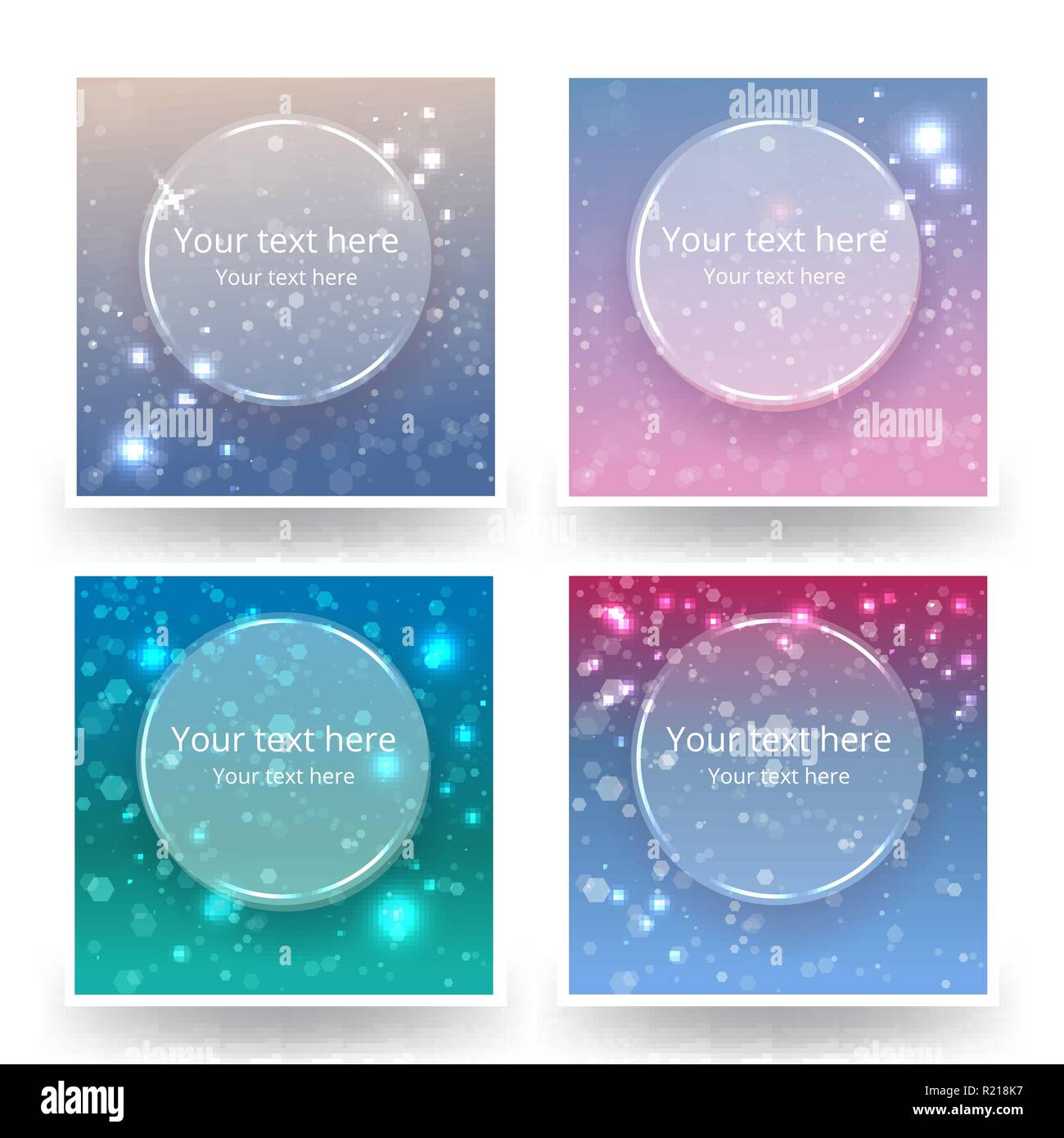 Bokeh bright colors blurred background Stock Vector Images - Alamy