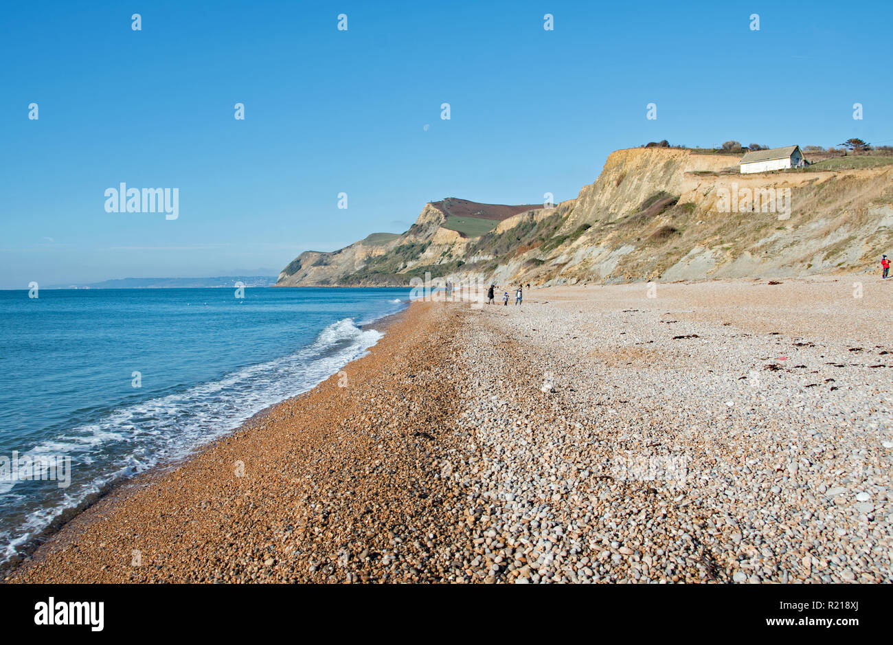 The beautiful Jurassic Coast of Eype, Dorset, UK Stock Photo - Alamy