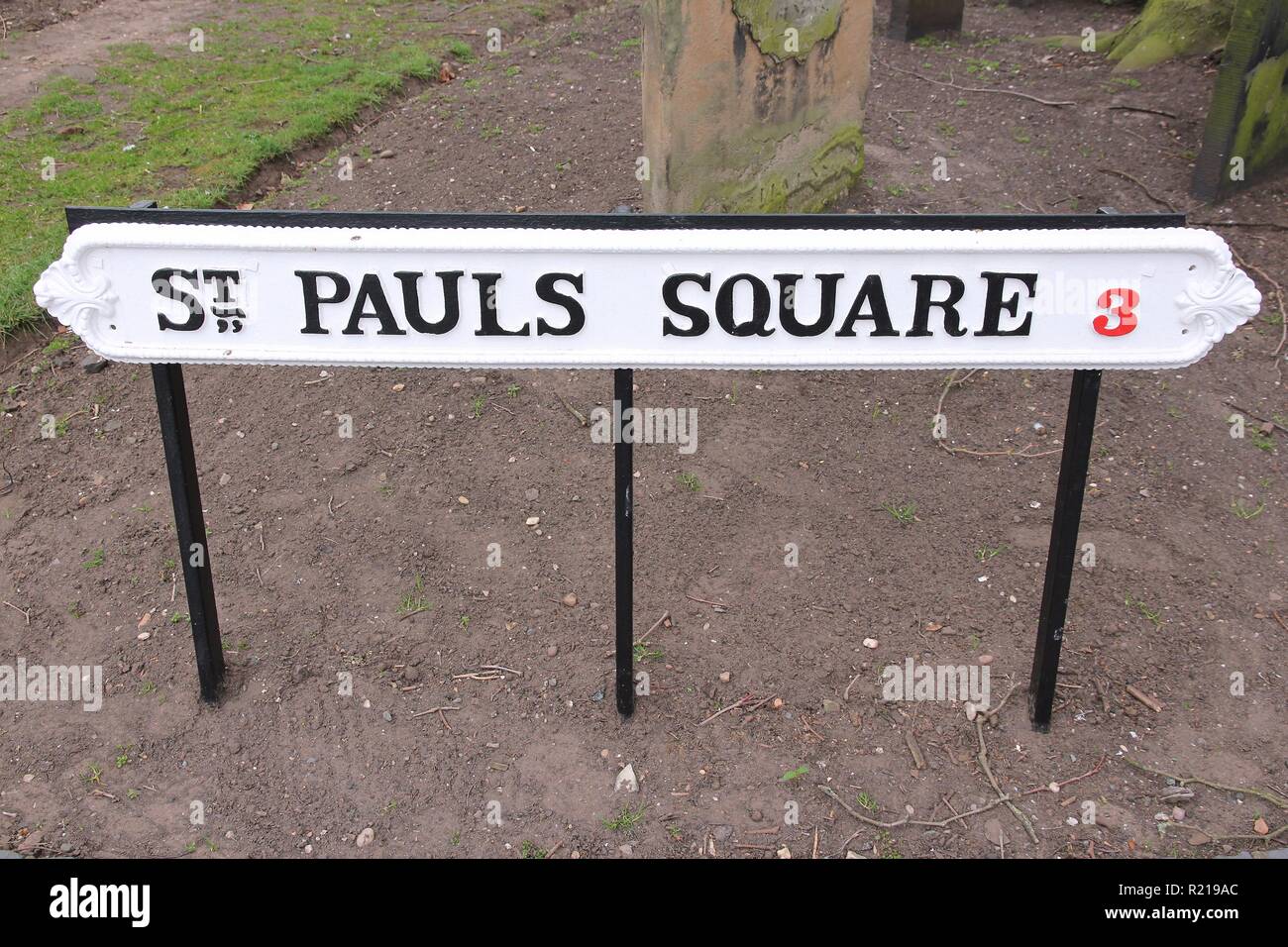 Birmingham - St. Paul's Square sign. West Midlands, England Stock Photo ...