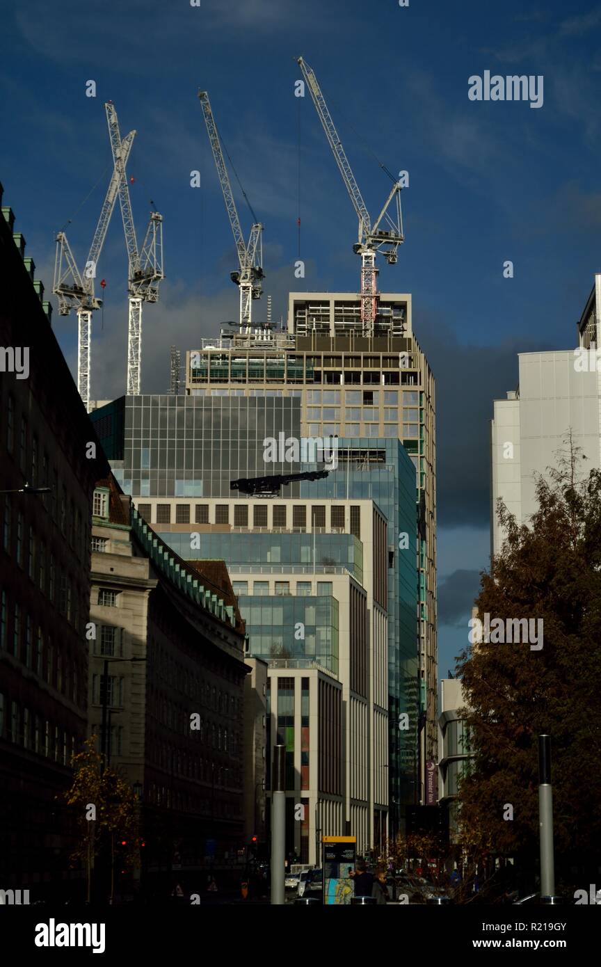 Construction in waterloo, london Stock Photo - Alamy