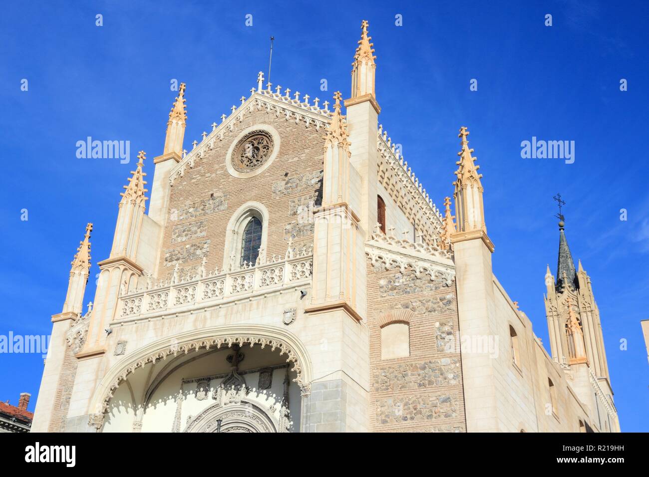 Madrid, Spain. Church of Saint Jerome (San Jeronimo el Real) in Retiro ...