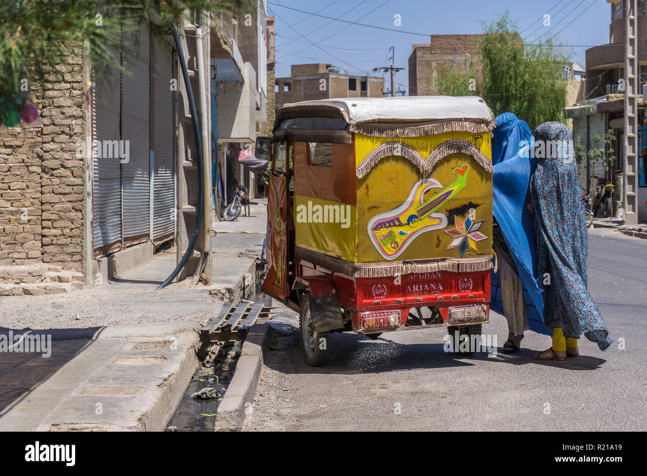 Rickshaw Vehicle, Herat, Afghanistan Stock Photo - Alamy