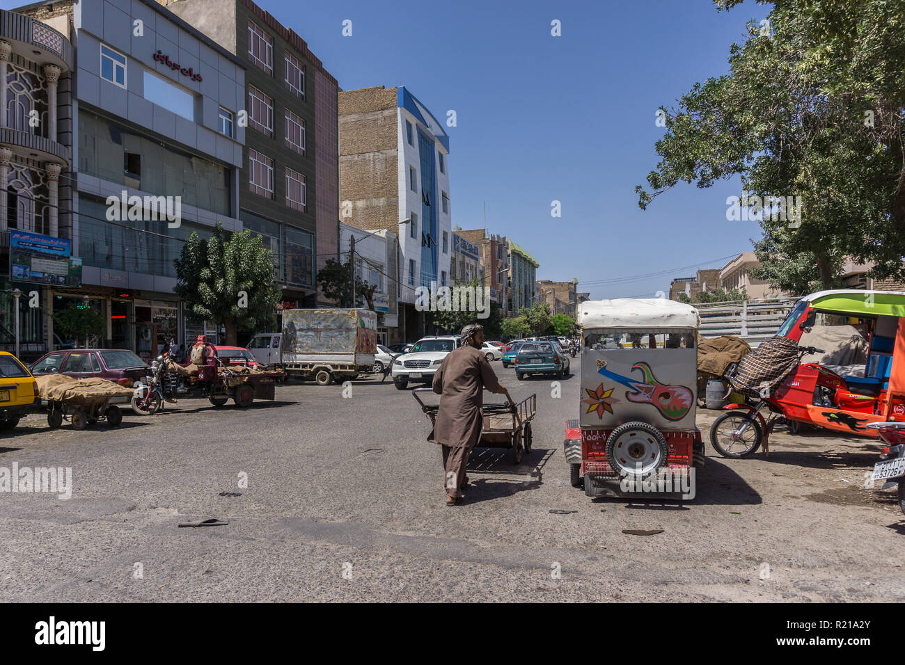 Rickshaw Vehicle, Herat, Afghanistan Stock Photo - Alamy