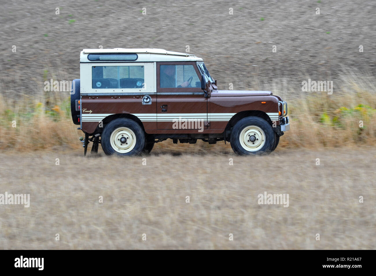 1983 Series 3 Land Rover 88" County classic British 4x4 car Stock Photo ...