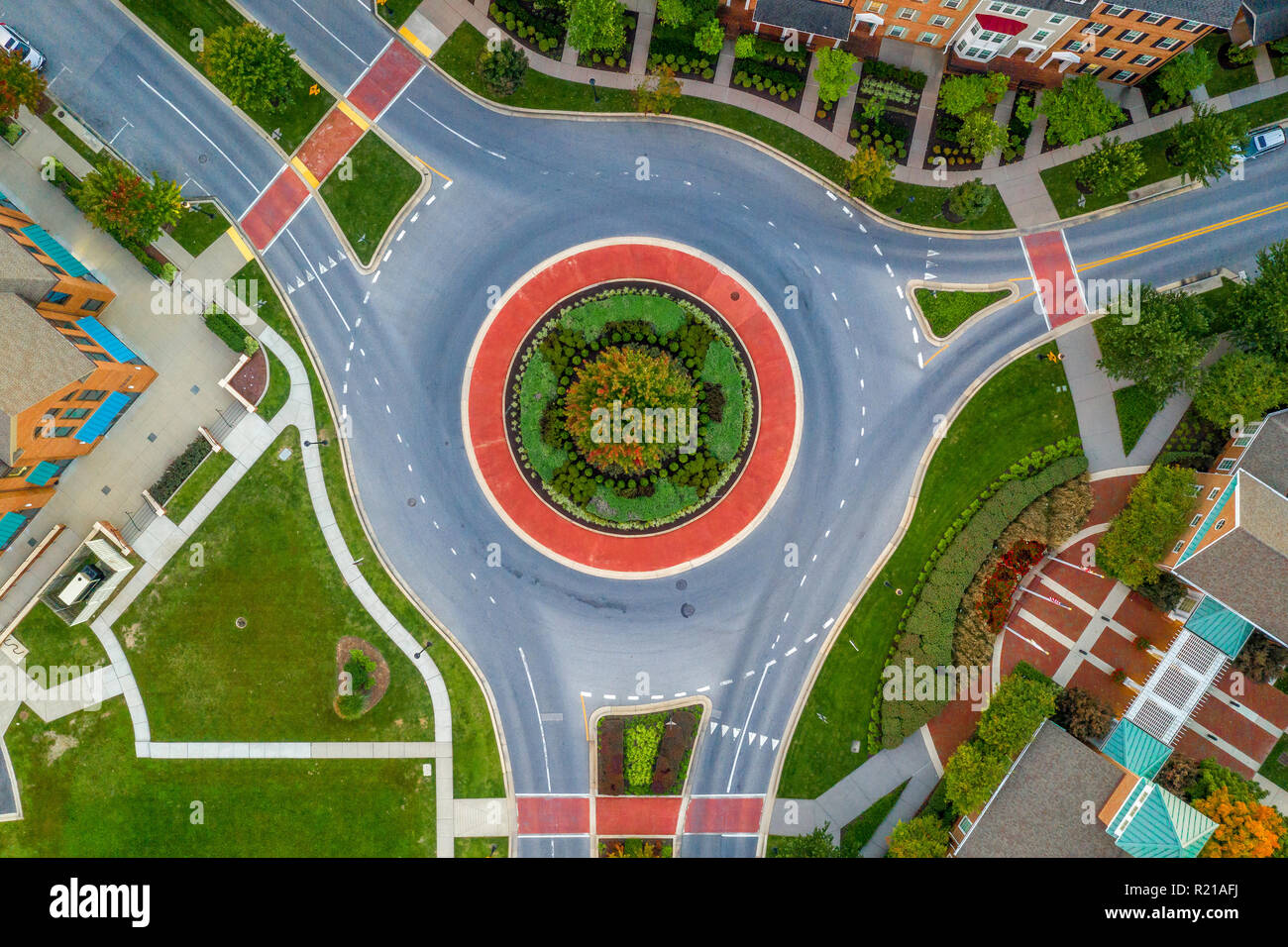 Green roundabouts hi-res stock photography and images - Alamy
