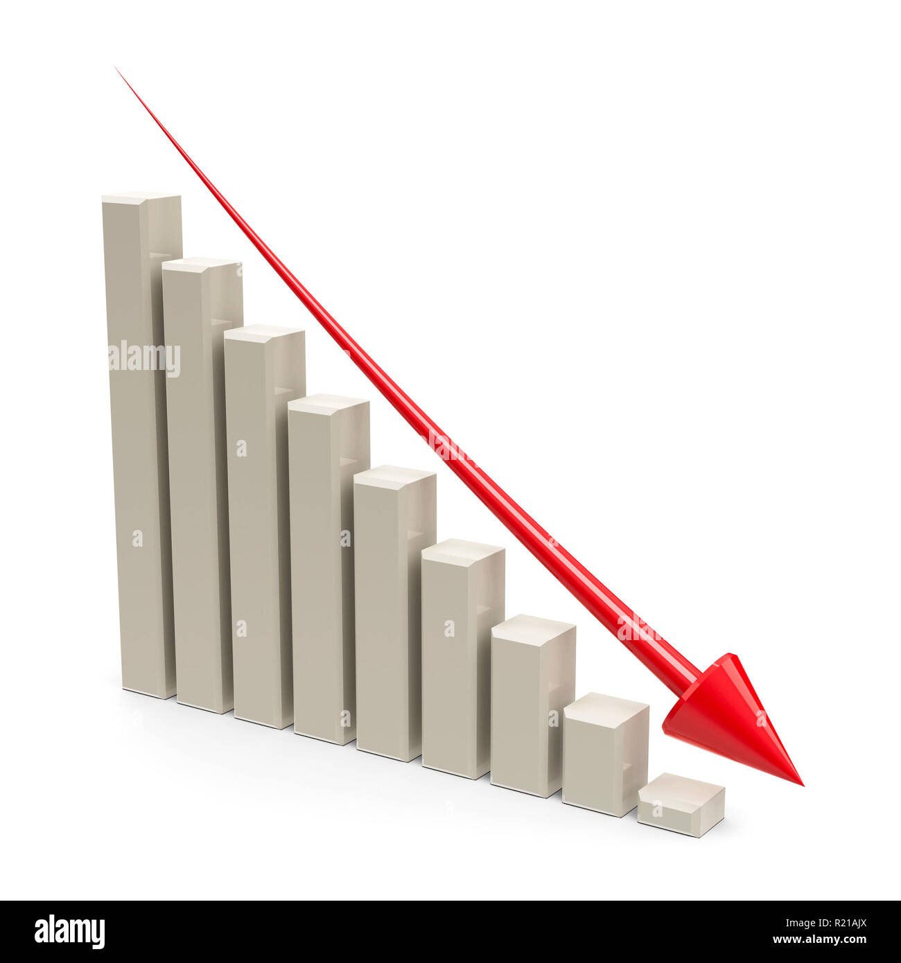 Decrease arrow hi-res stock photography and images - Alamy